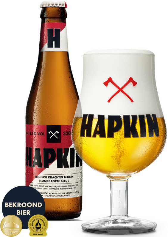 Hapkin – Belgisch Krachtig Blond bier